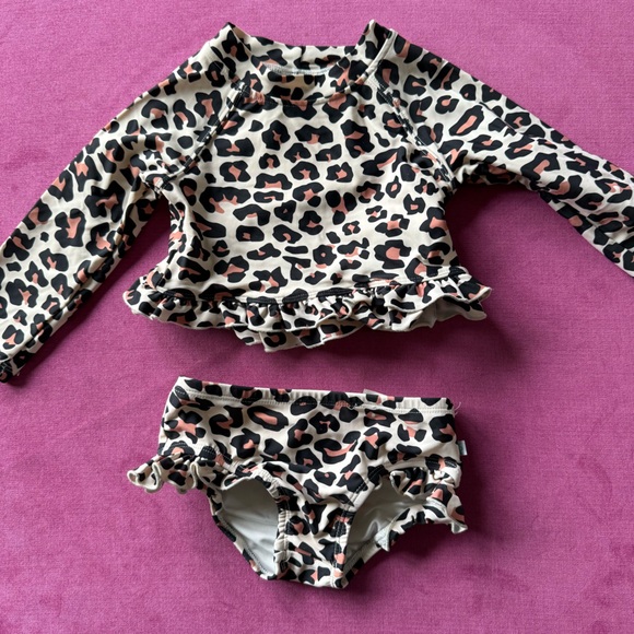 Posh Peanut | Swim | Posh Peanut Leopard Print Twopiece Swimsuit Barely ...